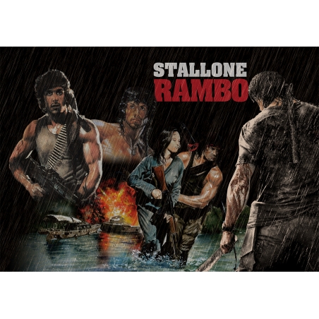Rambo 1, 2, 3, John Rambo Filmposter
