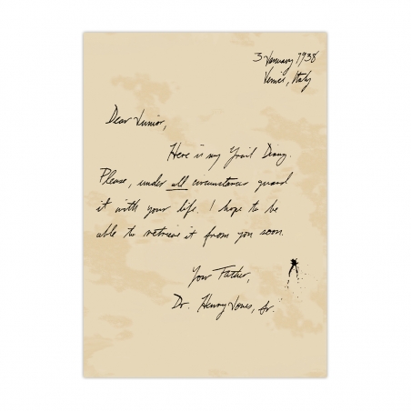 Indiana Jones - Letter from Henry to Indy