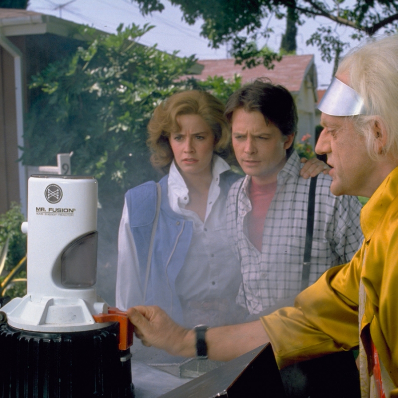 Back to the Future II Mr. Fusion sticker