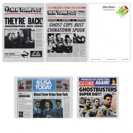 Ghostbusters BUNDLE: Ghostbusters Magazine Cover Prop-Collection