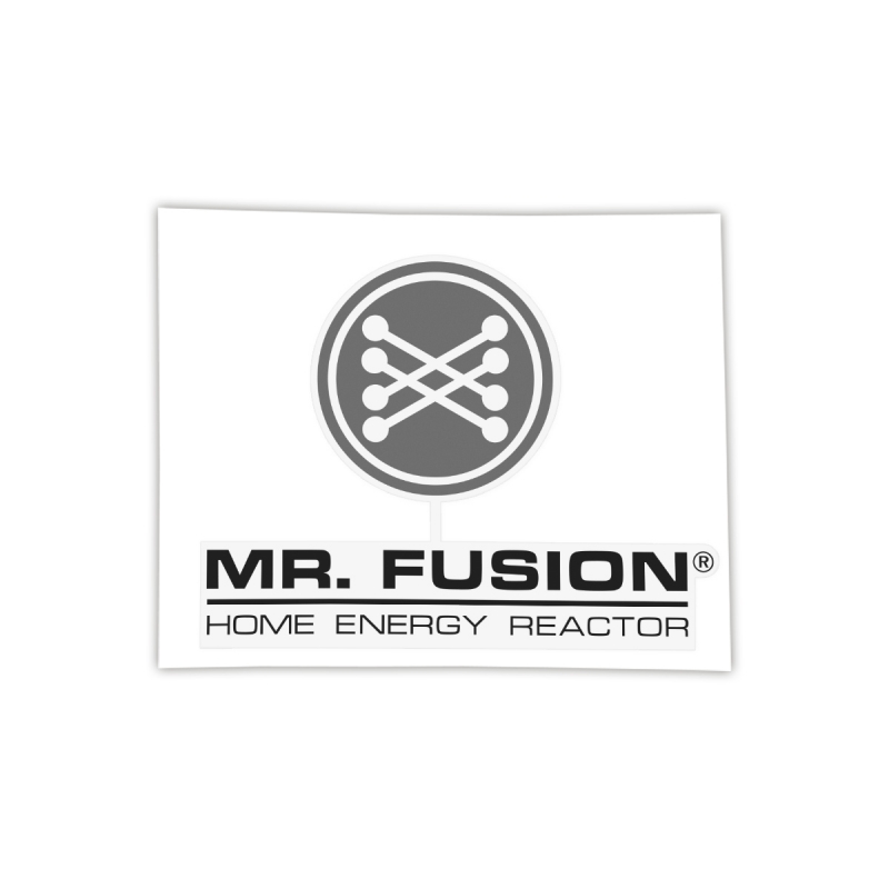 Back to the Future II Mr. Fusion sticker